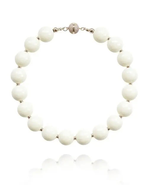 SAULE LABEL Siena Bold Necklace - Creme