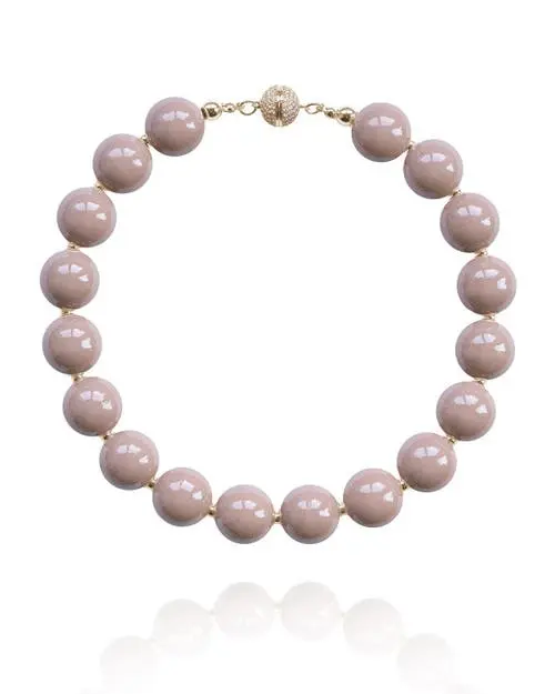 SAULE LABEL Siena Bold Necklace - Dune