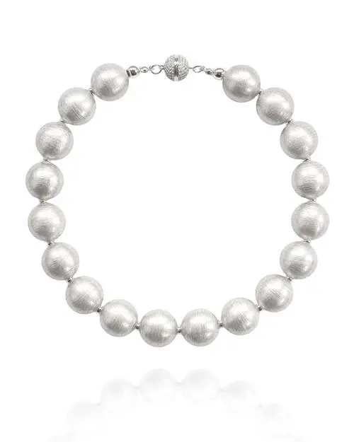 SAULE LABEL Siena Bold Necklace - Frost