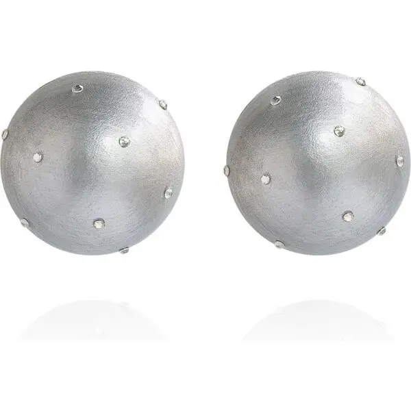 SAULE LABEL Gaia Crystal Drop Earrings - Cloudy Sky