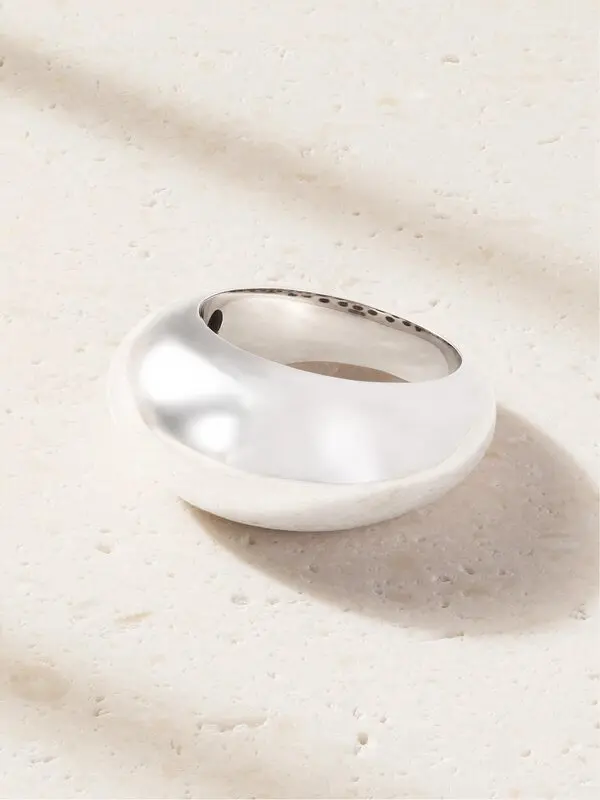 ILARIA ICARDI 18-karat White 'inflatable' Ring - Gold