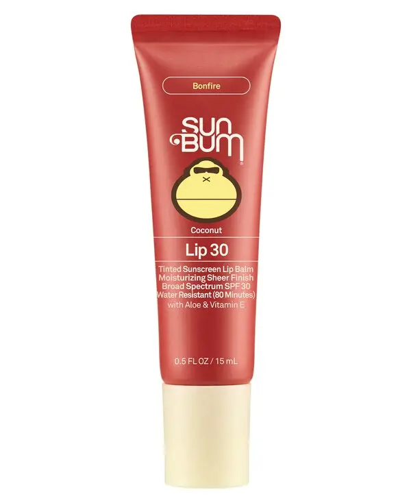 SUN BUM Original Spf 30 Tinted Sunscreen Lip Balm - Bonfire