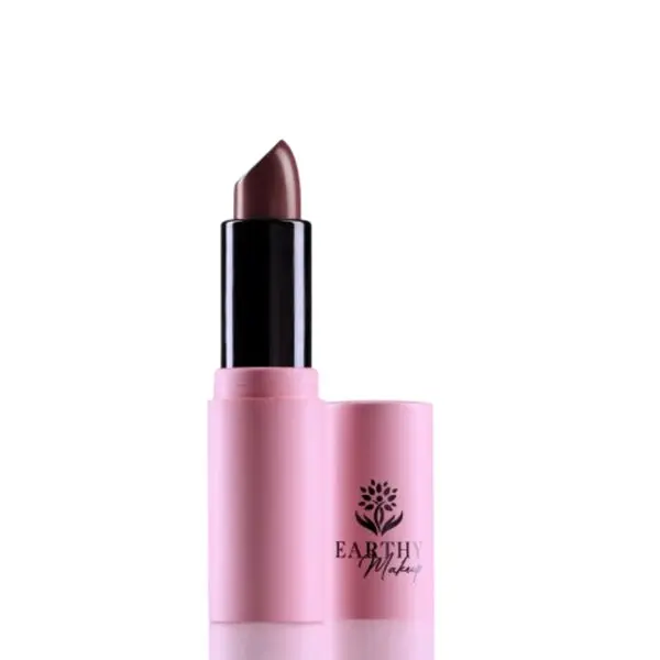 EARTHY MAKEUP Shine Through Lipstick Terra - Brown