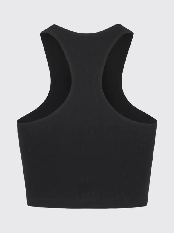 Off-White Ribbed Cropped Top