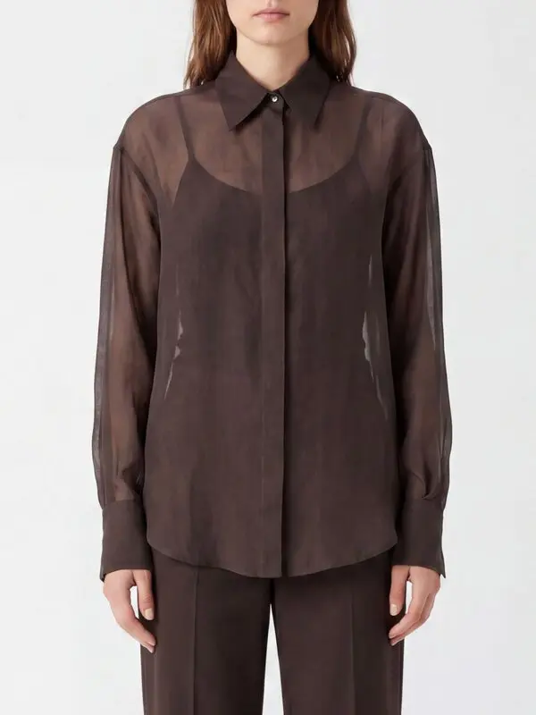 Federica Tosi Button-up Shirt - Brown