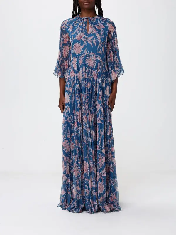 Etro Floral Print Maxi Dress