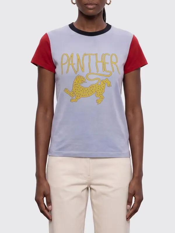 Valentino Garavani Panther Print Cotton T-shirt