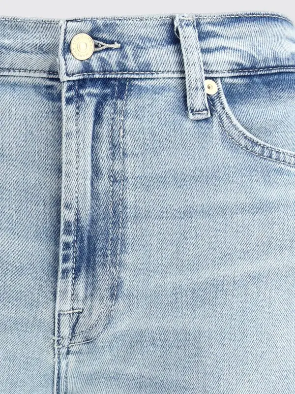 7 For All Mankind Wide Leg Jeans - Ice