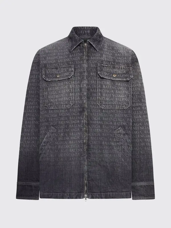 Balenciaga Logo Print Jacket