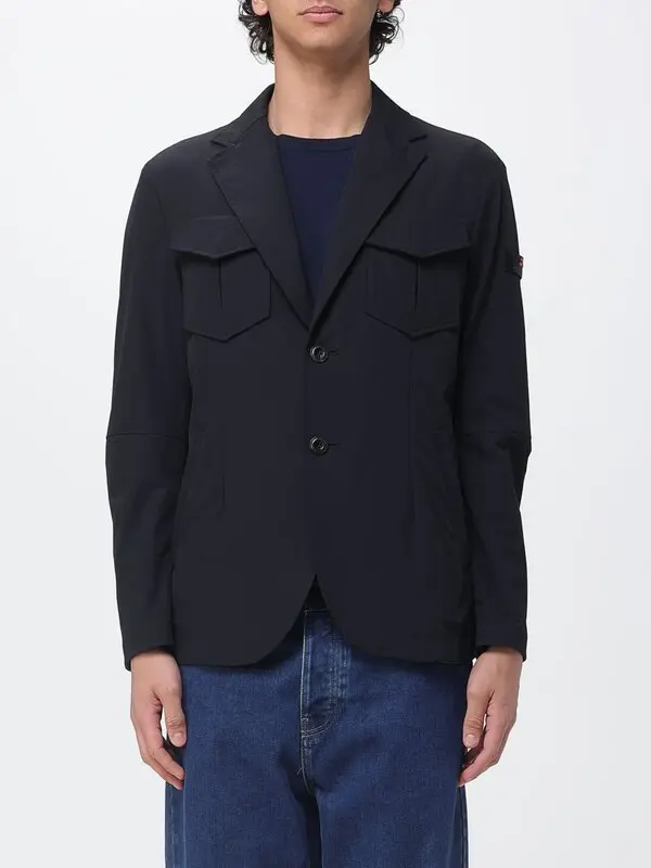 Peuterey Orkney Single-breasted Lightweight Jacket - Black