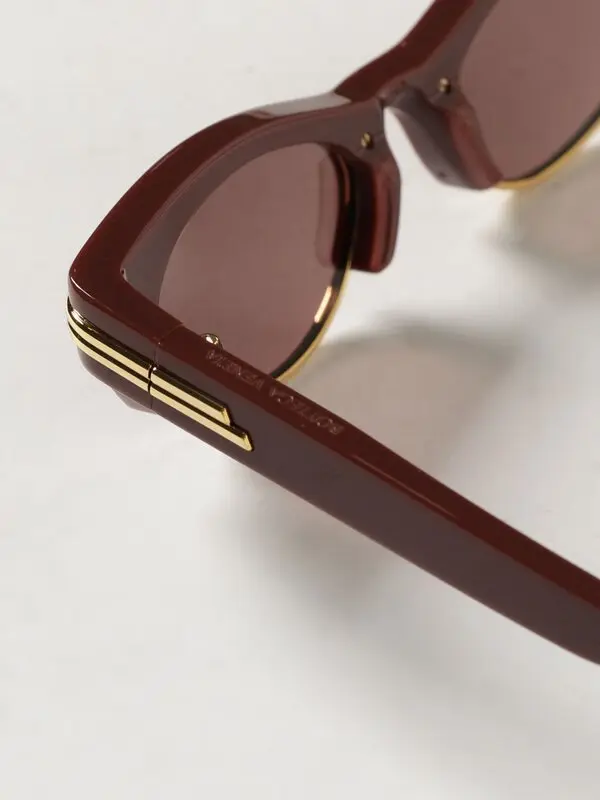 Bottega Veneta Angle Acetate Sunglasses - Brown