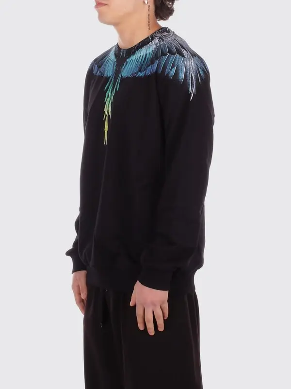 COUNTY OF MILAN Sweatshirt With Wing Graphic - Black