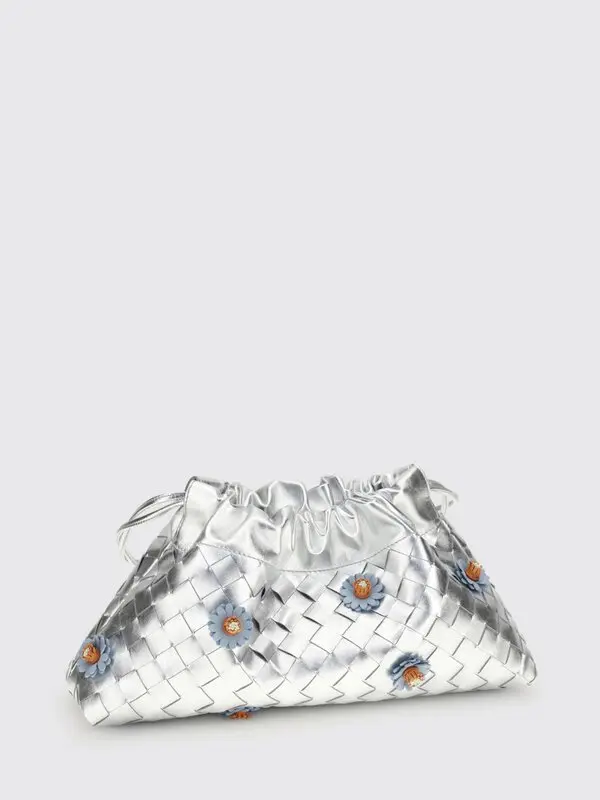 Bottega Veneta Woven Mini Bag - Silver