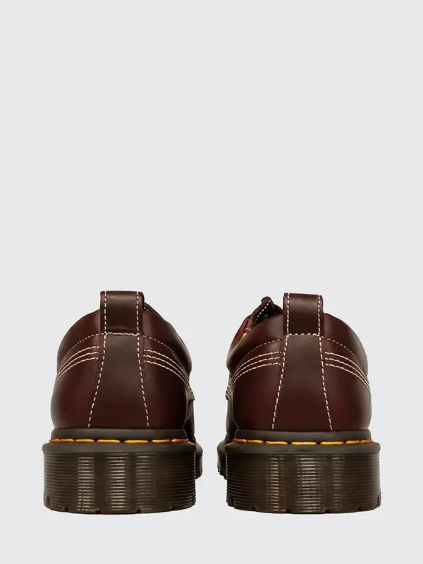 Dr. Martens Lowell Leather Derby Shoes - Red