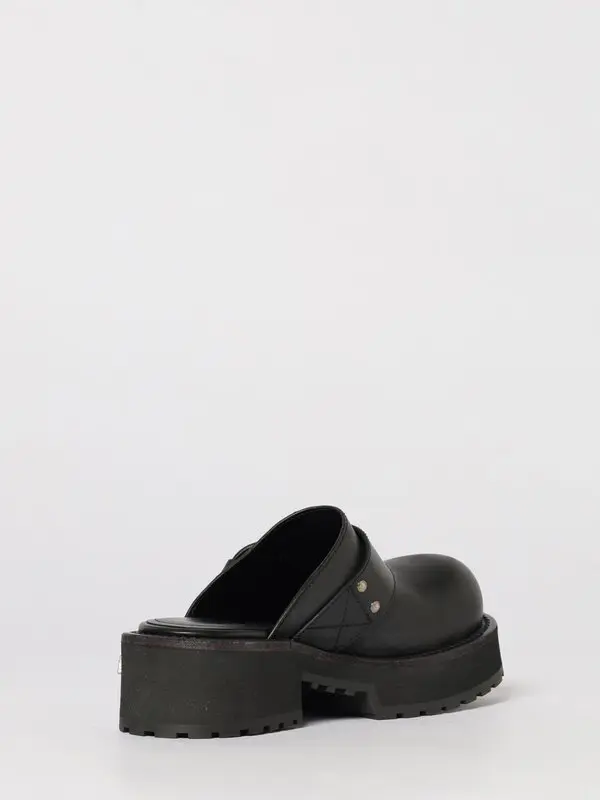 Balenciaga Leather Mules - Black