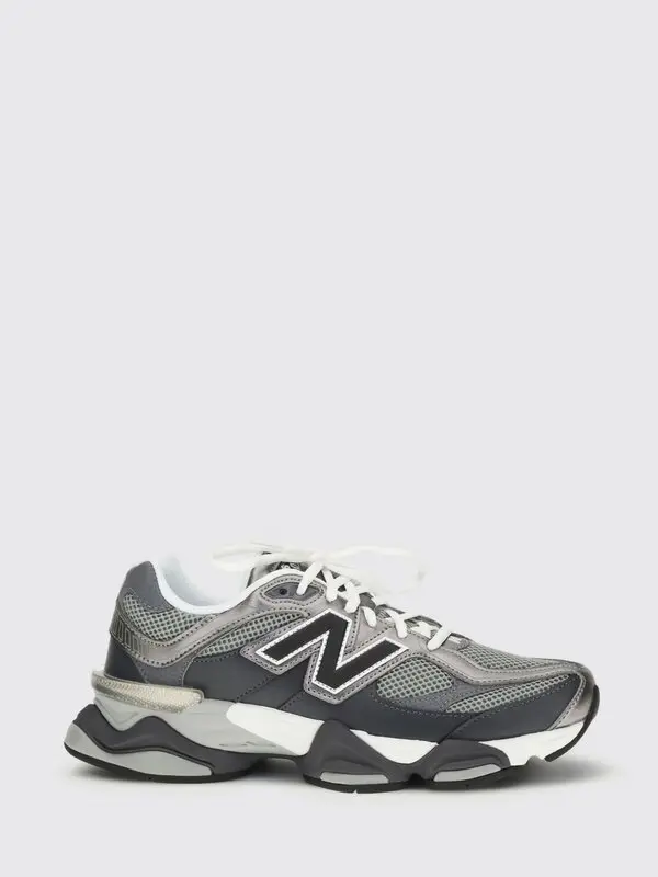 NEW BALANCE 9060 Lace-up Mesh Sneakers - Black