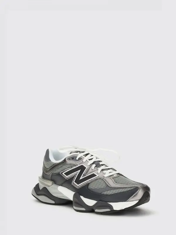NEW BALANCE 9060 Lace-up Mesh Sneakers - Black