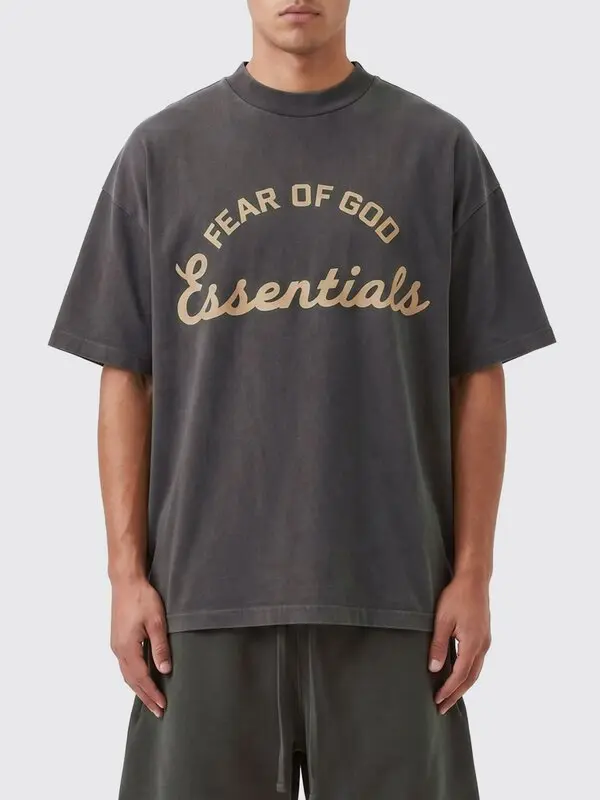 Fear Of God Relaxed Fit Cotton T-shirt With Contrast Logo