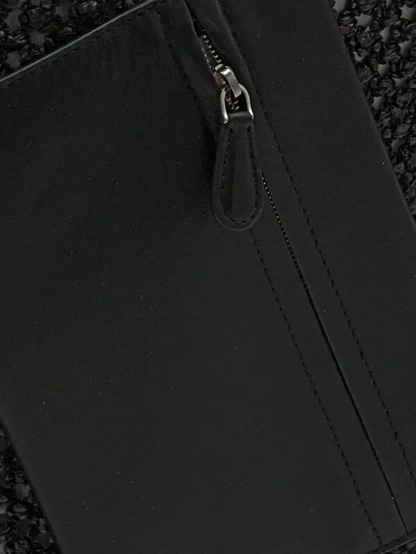 THE ROW Woven Tote Bag - Black