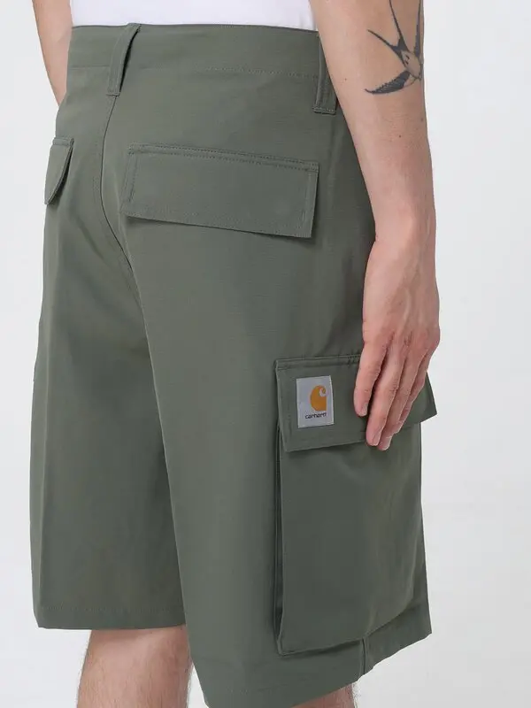 Carhartt Work In Progress Technical Fabric Cargo Shorts - Green