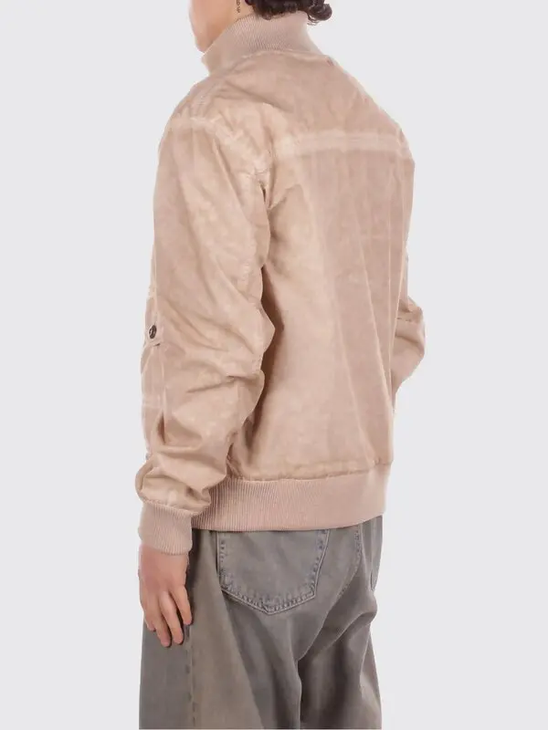 FAY Bomber In Cotton And Nylon Canvas - Mastic