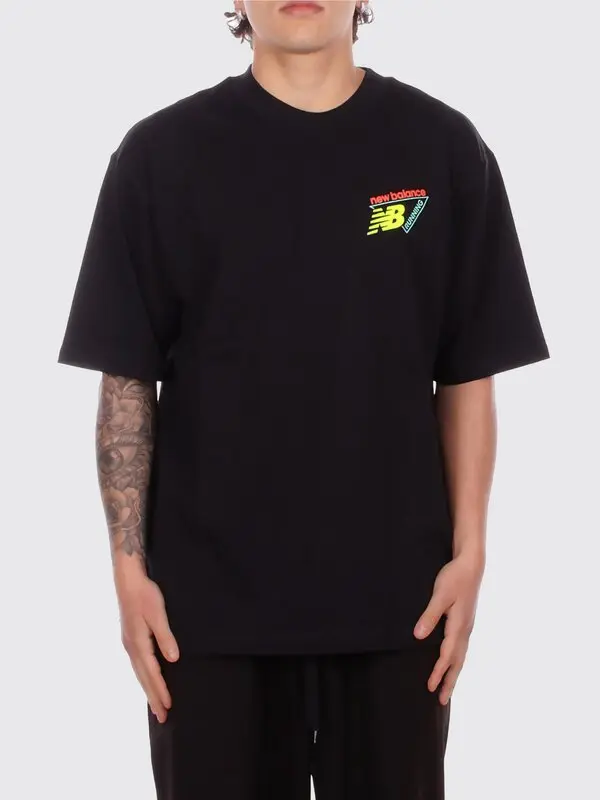 NEW BALANCE Printed Cotton T-shirt