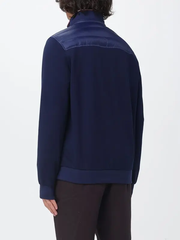 Tommy Hilfiger Puffer Jacket With Contrasting Sleeves - Blue
