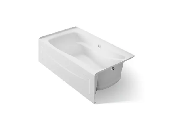 KOHLER Mariposa 66" X 36" Alcove Heated Bubblemassage Air Bath With Bask Heated Surface, Right Drain - One-color