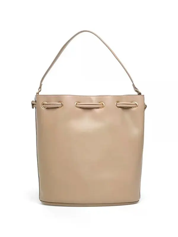 Calvin Klein Large Debossed Logo Drawstring Bucket Bag