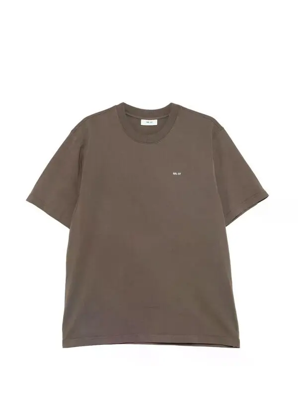 Nn07 Logo-print T-shirt - Brown