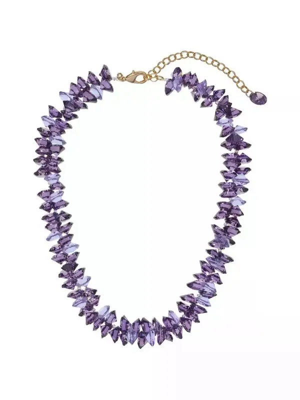 ROXANNE ASSOULIN Cubic Cluster Necklace - Purple
