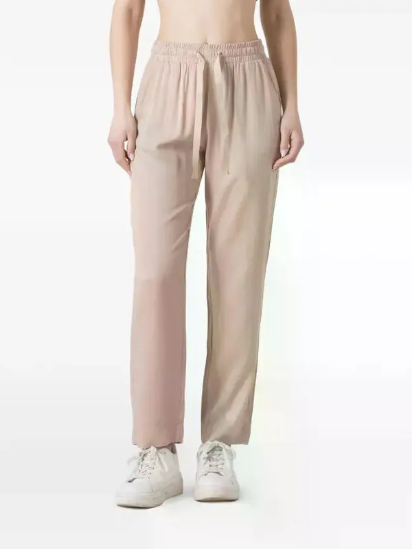 DIMENSIONE DANZA Straight Leg Trousers With Drawstring Waist