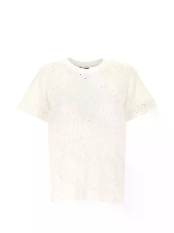 THOM KROM Distressed T-shirt - Neutrals