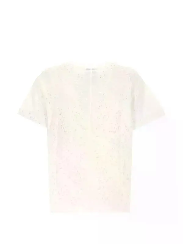 THOM KROM Distressed T-shirt - Neutrals
