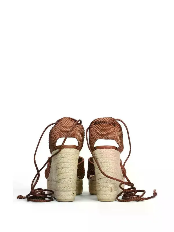 CastaÑer Becca Wedge Sandals - Brown