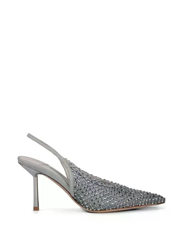 LE SILLA Gilda Crystal-embellished Slingback Pumps