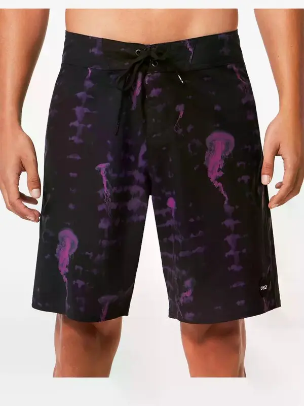 Oakley Jellyfish Print Boardshorts - Black