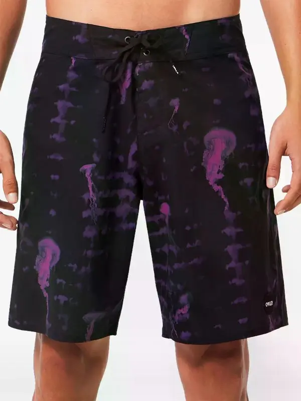 Oakley Jellyfish Print Boardshorts - Black