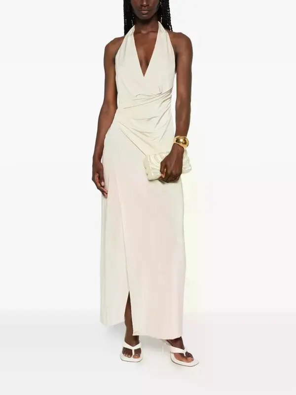 RAME Ruched Detail Maxi Dress