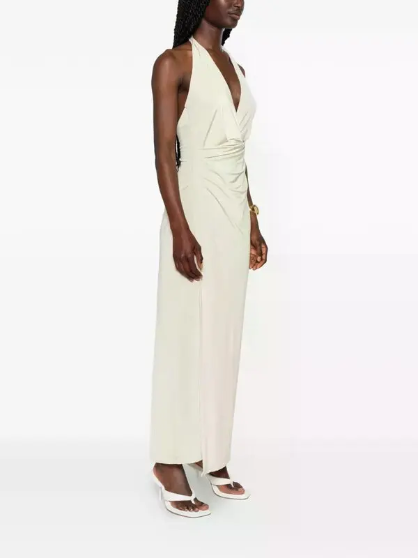 RAME Ruched Detail Maxi Dress