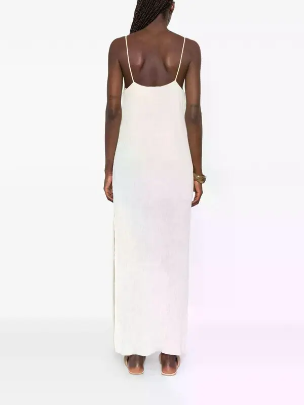 RAME Spaghetti Strap Crinkled Maxi Dress