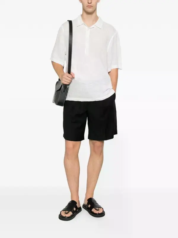 BRIGLIA 1949 Molokaip Pleated Drawstring Shorts
