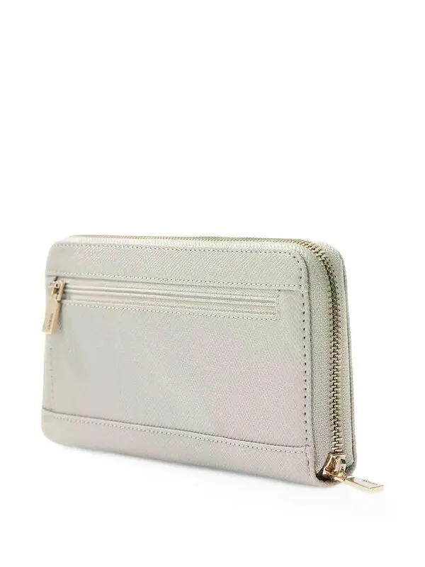 Guess Laurel Maxi Triangle-logo Wallet - Neutrals
