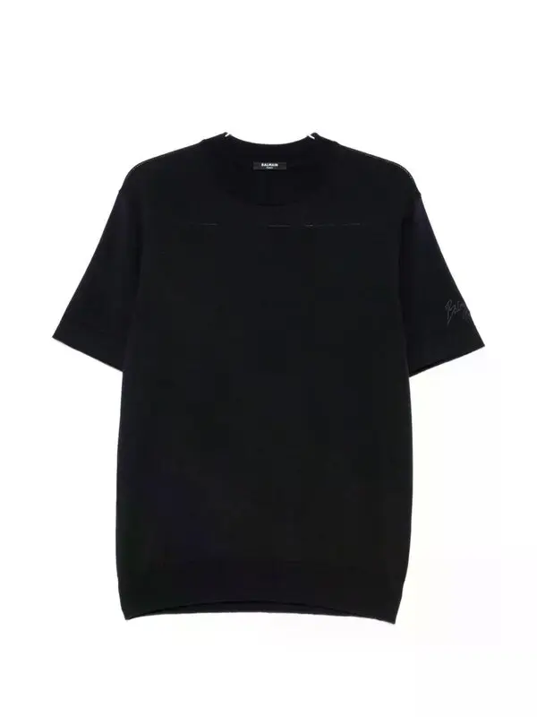 Balmain Round-neck Short-sleeved T-shirt