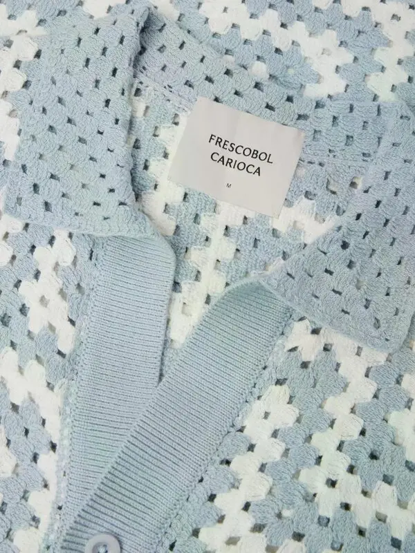 Frescobol Carioca Crochet Knit Shirt