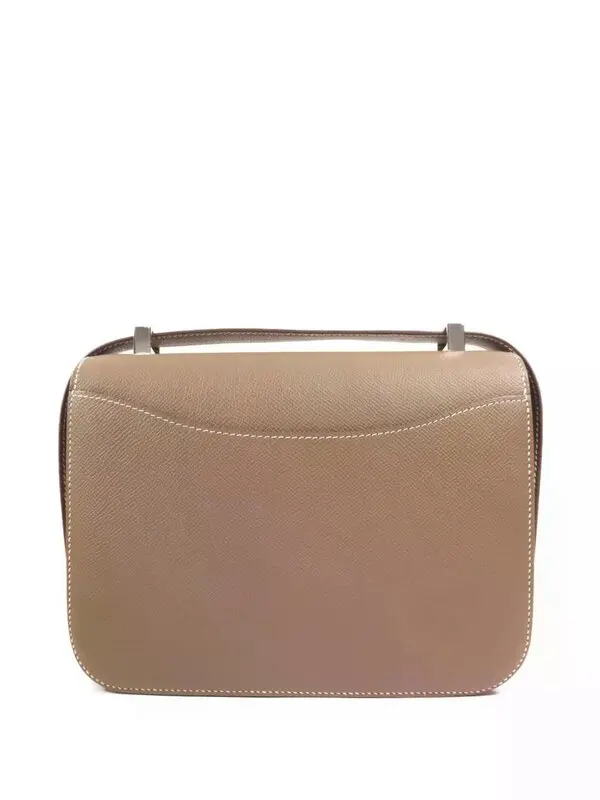 Hermès Constance 24 Calfskin Crossbody Bag - Grey