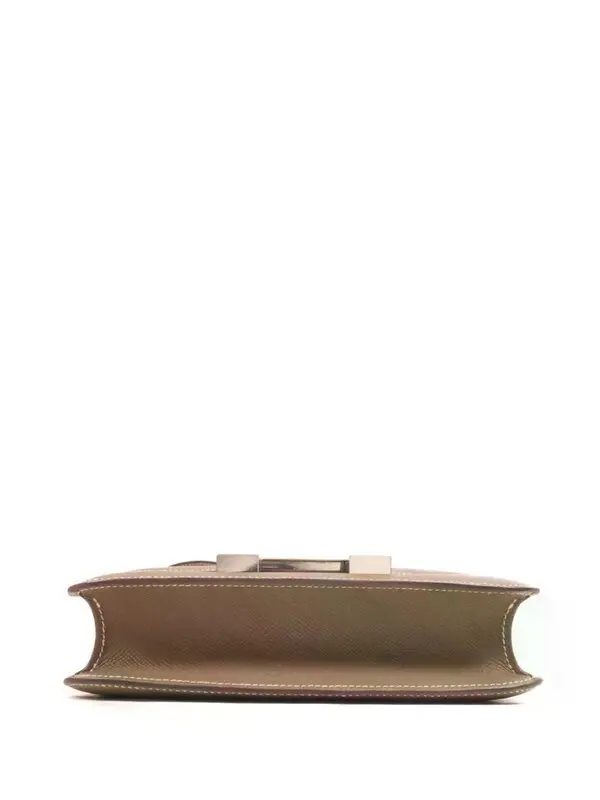 Hermès Constance 24 Calfskin Crossbody Bag - Grey