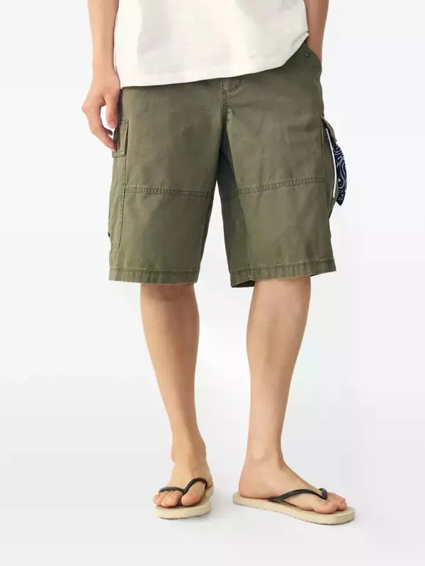 STUDIO TOMBOY Cotton Cargo Shorts - Green