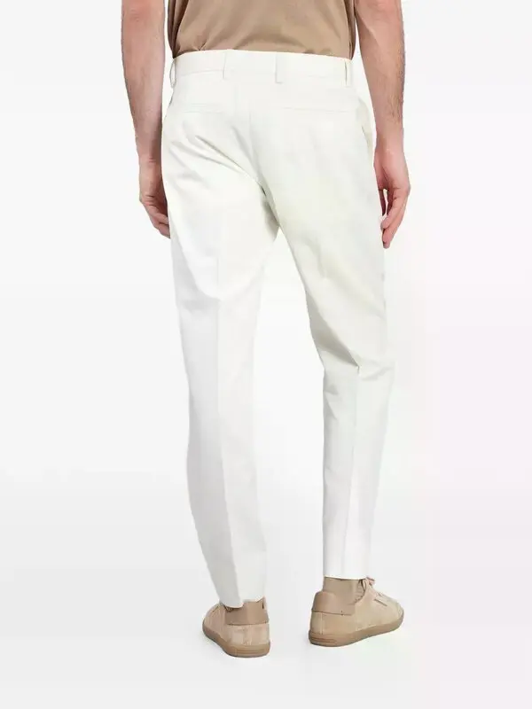 Zegna Pleated Pressed-crease Trousers