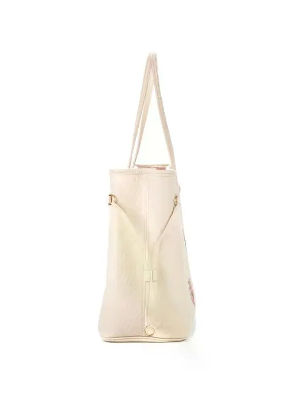 LOUIS VUITTON X Yayoi Kusama 2023 Mm Neverfull Tote Bag - Neutrals